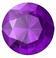 V (25) 4/5 - Medium light, Strong, Violet GEM